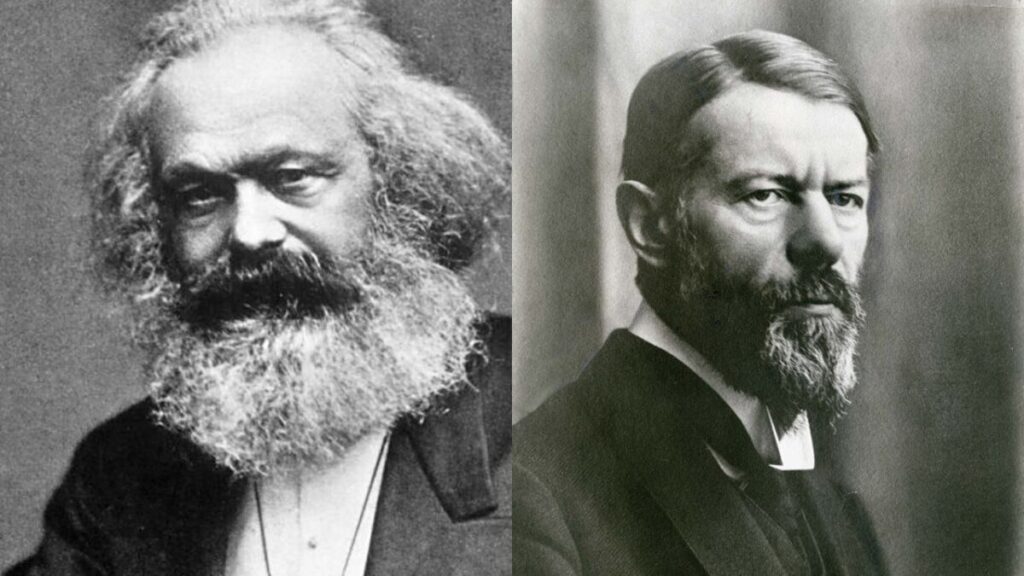 Karl Marx et Max Weber